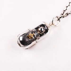 Space Capsule Pendant,detachable and Assembleable Space Capsule,silver ...