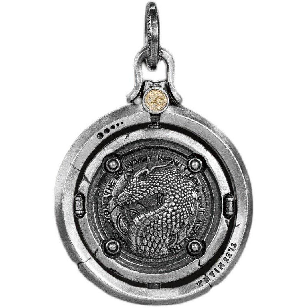 Relic Series Colossus Badge Coin Pendant 925 Sterling Silver 18K Gold ...