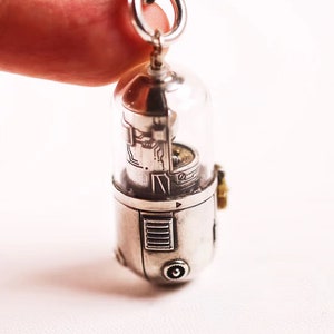 Space Capsule Pendant,detachable and Assembleable Space Capsule,silver ...