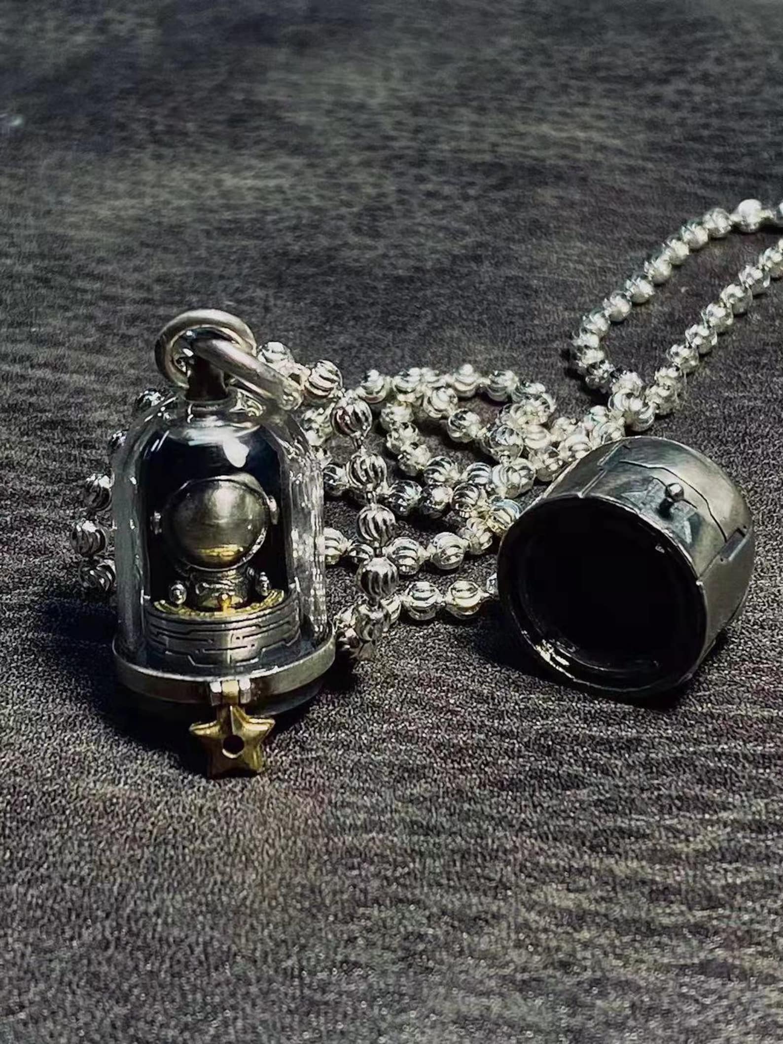 Space Capsule Pendant,detachable and Assembleable Space Capsule,silver ...