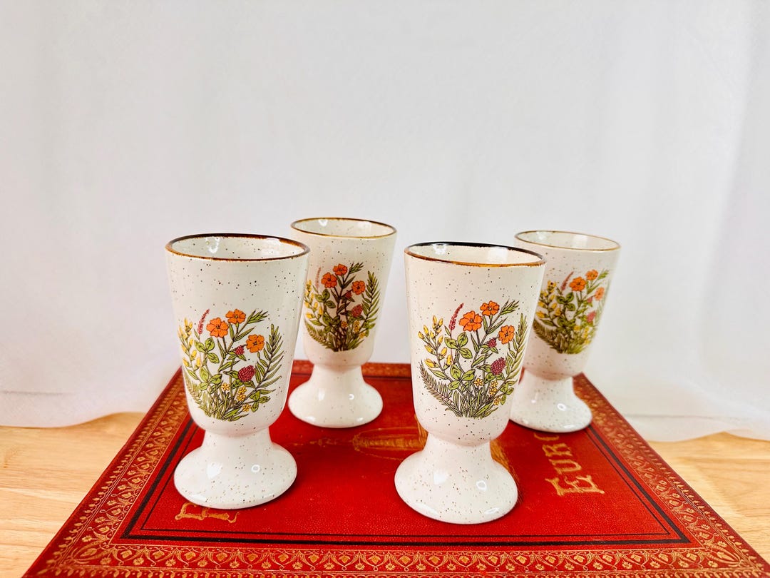 Vintage Mazagran Cups From the 1960s | Retro Coffee Mugs Set of 4 | Mid ...