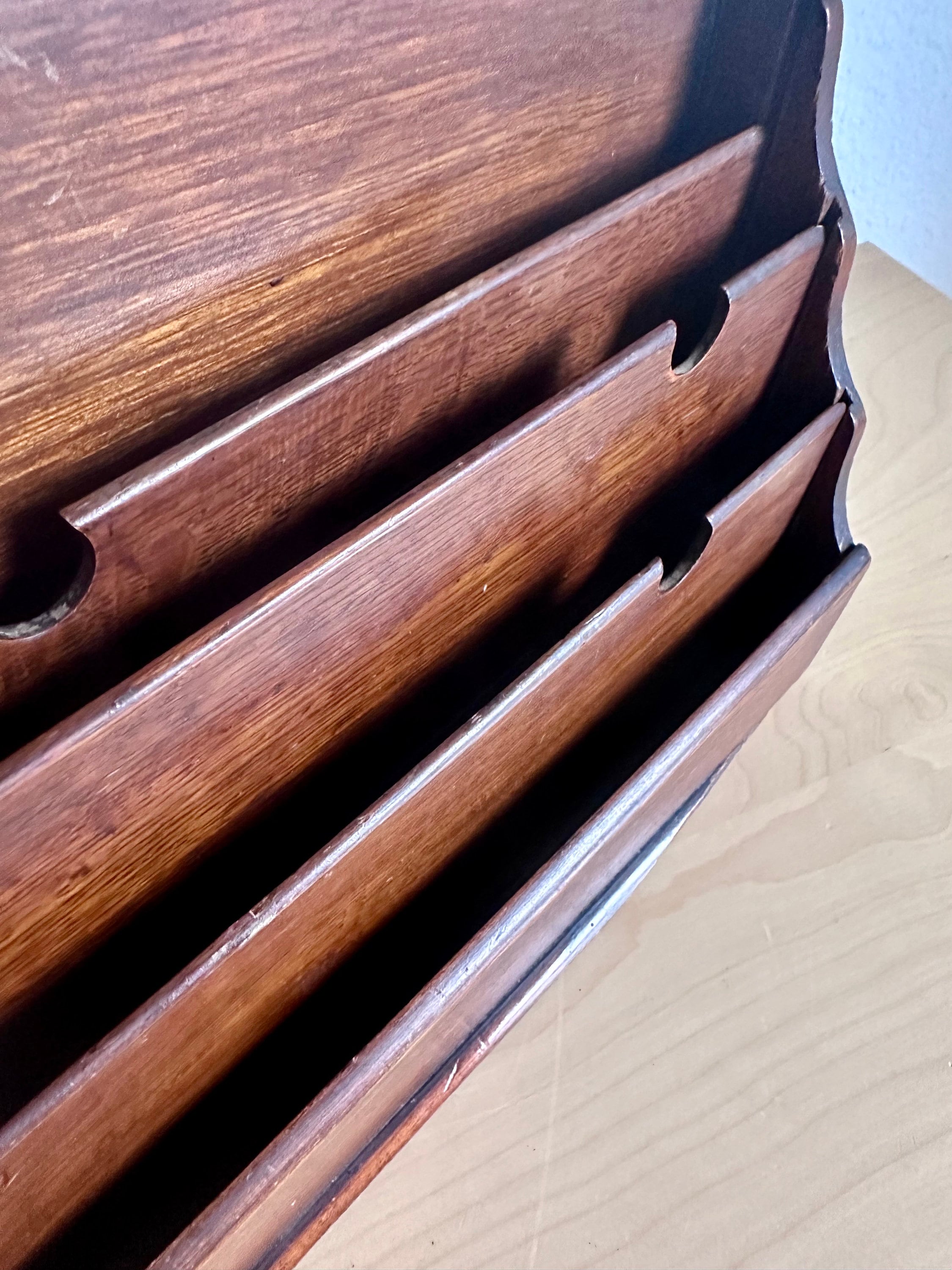 Rustic Vintage Letter Holder / Letter Rack / Desk Organizer Made of ...