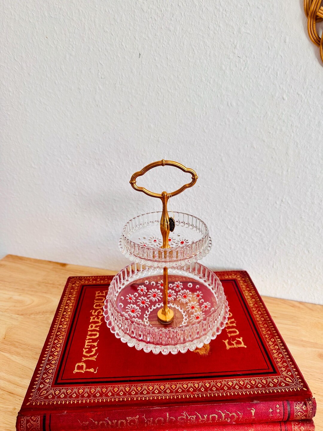 2-tier Vintage Etagere by Walther Glas From the "fabiola" Series | Mid ...