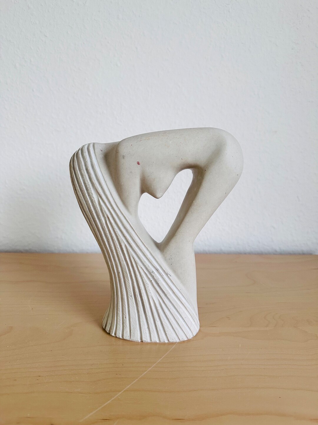 Beautiful Shona Art Made of White Jade Female Figure by Edson Kansadza ...