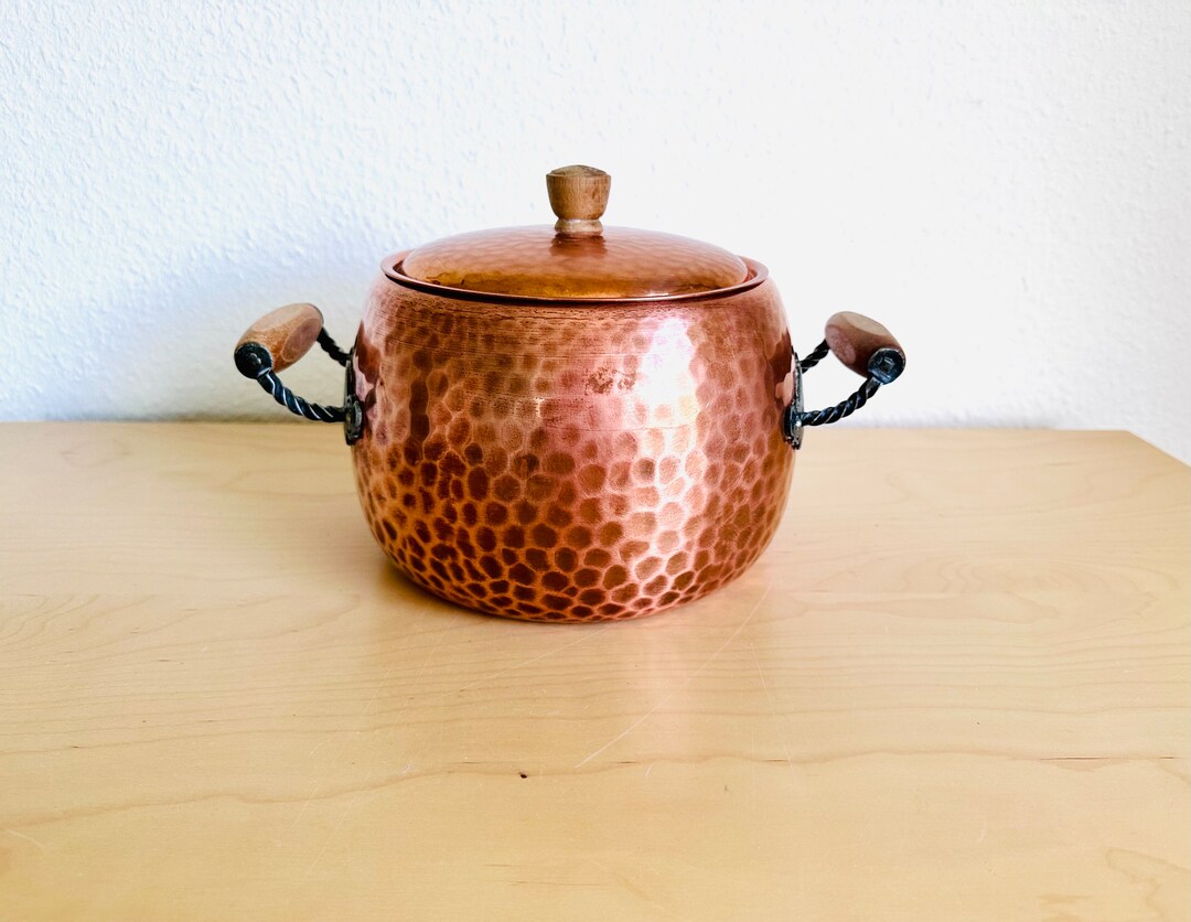 Vintage Copper Cooking Potlarge Antique Copper Pot by Stöckli French ...