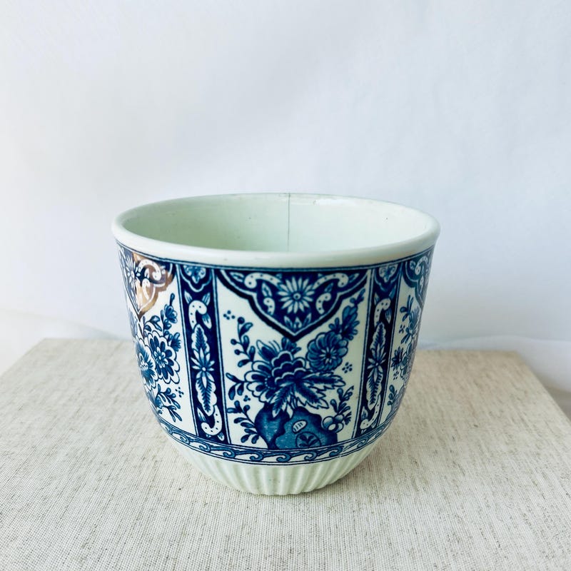 Delft Pottery Planter - Etsy