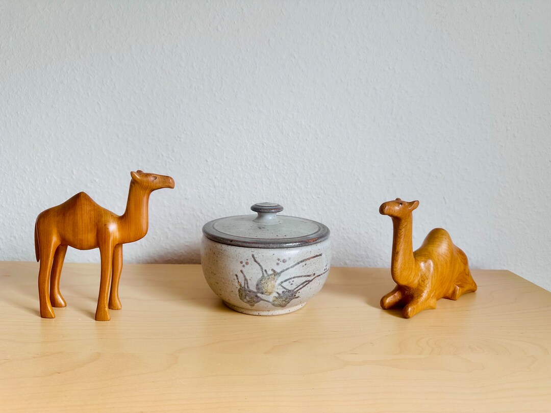 Vintage Scandinavian Liselotte Jacobsen Ceramic Jar Minimalist Artistic ...