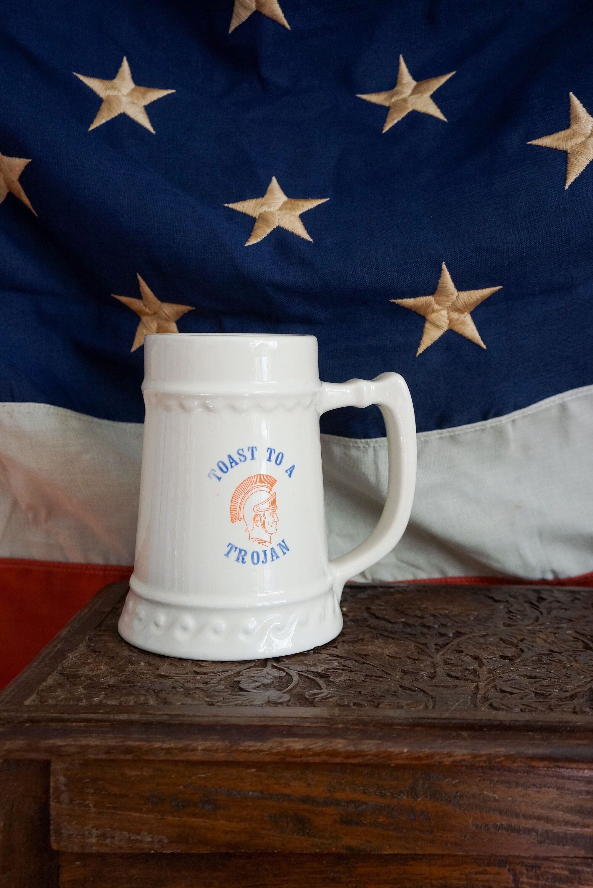 Vintage Virgina State Trojan College Mug Vintage Trojan College Stein ...