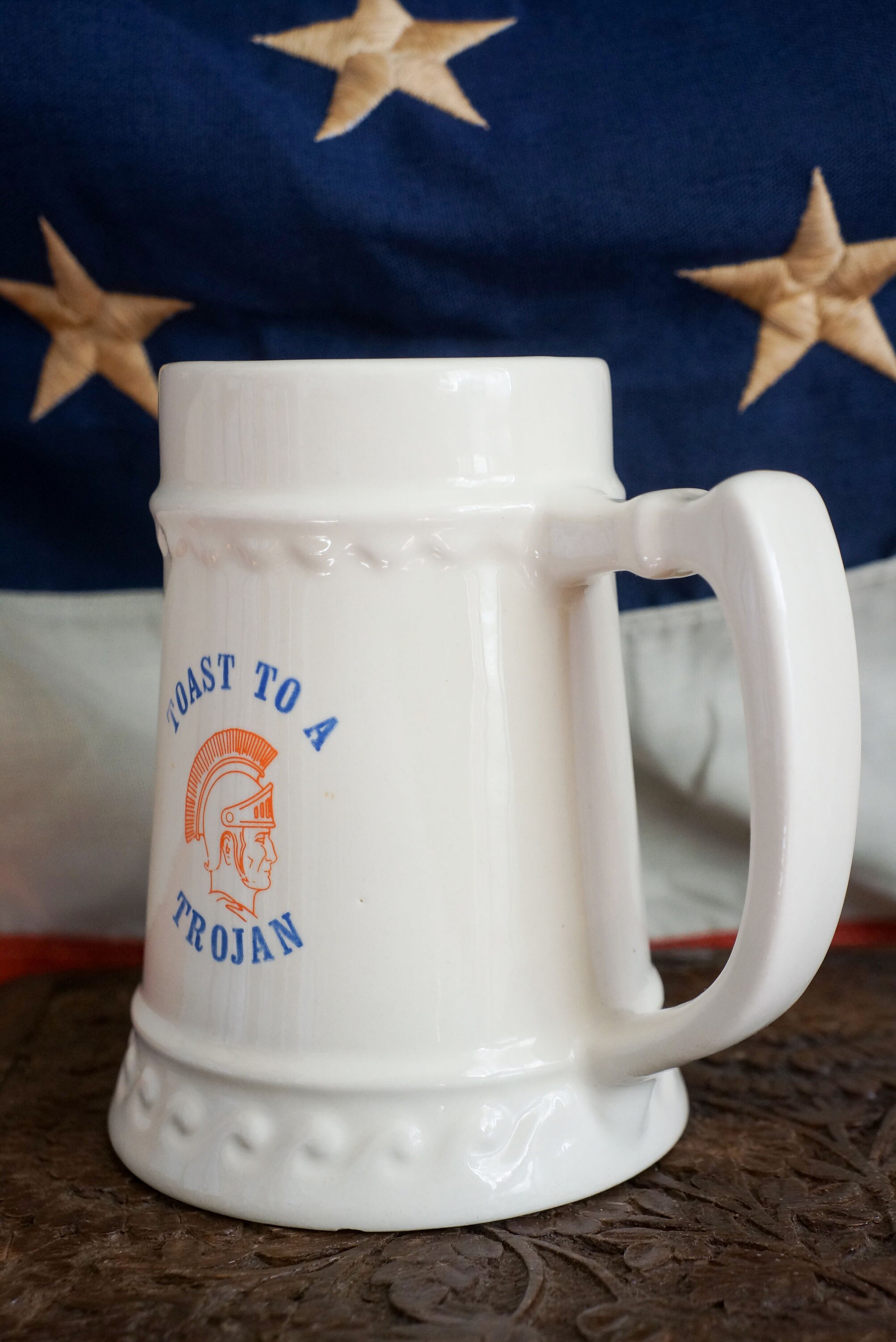 Vintage Virgina State Trojan College Mug Vintage Trojan College Stein ...
