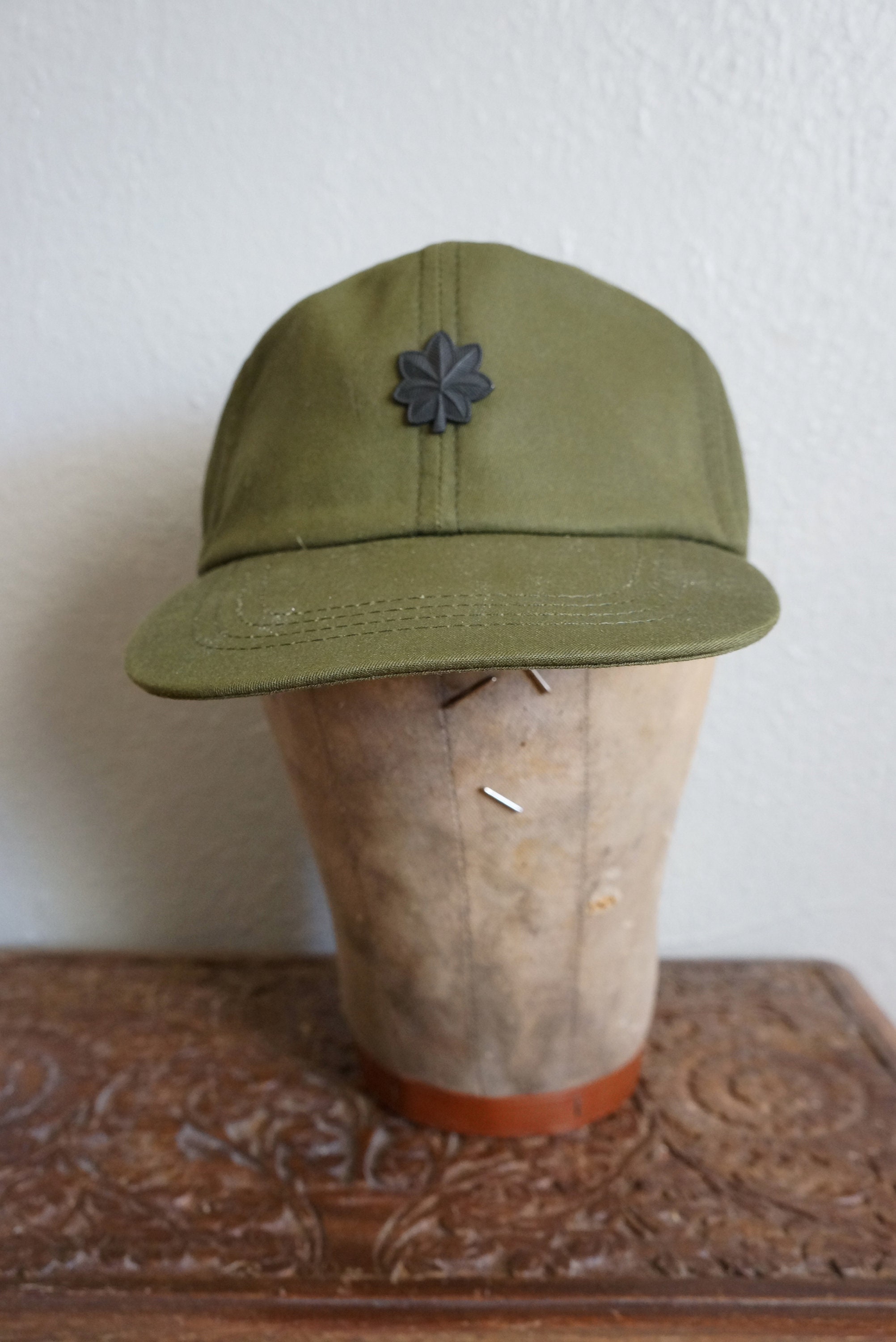 1960 US Army Military Field Cap Lieutenant Colonel Insignia Vintage 60s ...