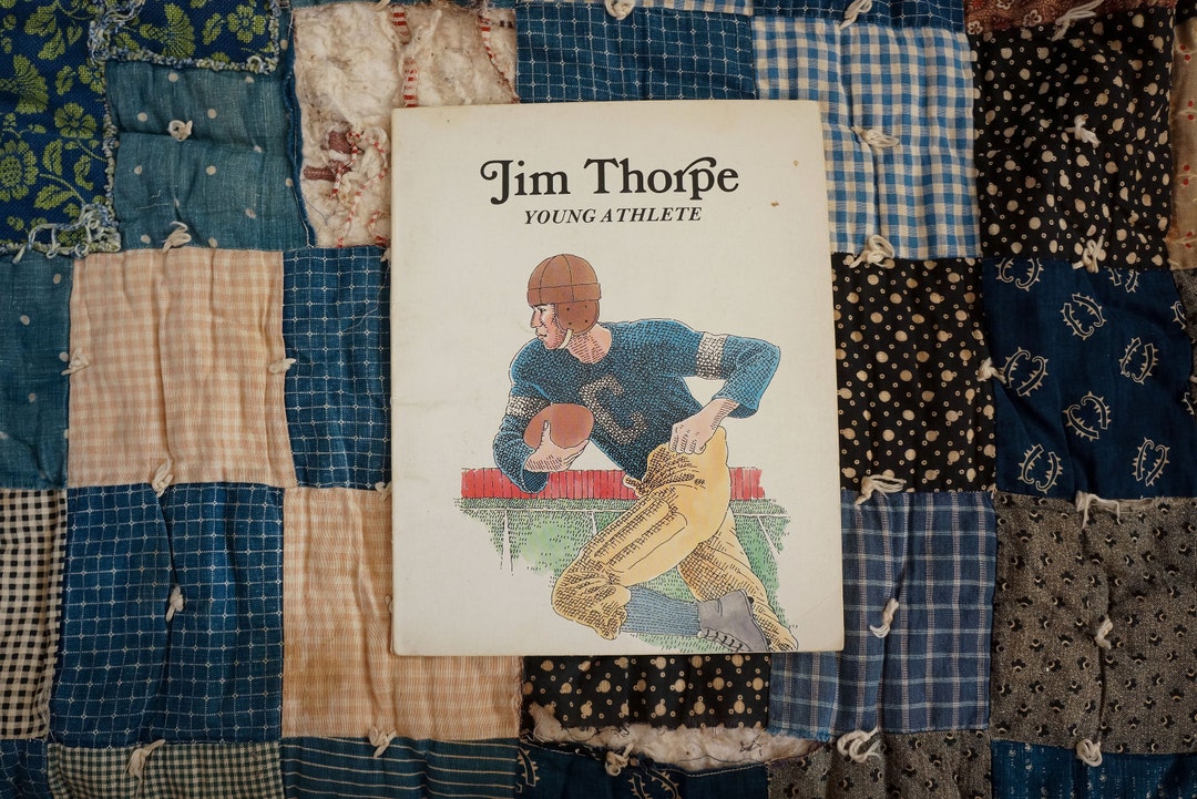 1980s Jim Thorpe Paperback Book | Vintage 80s Athlete Jim Thorpe Book ...