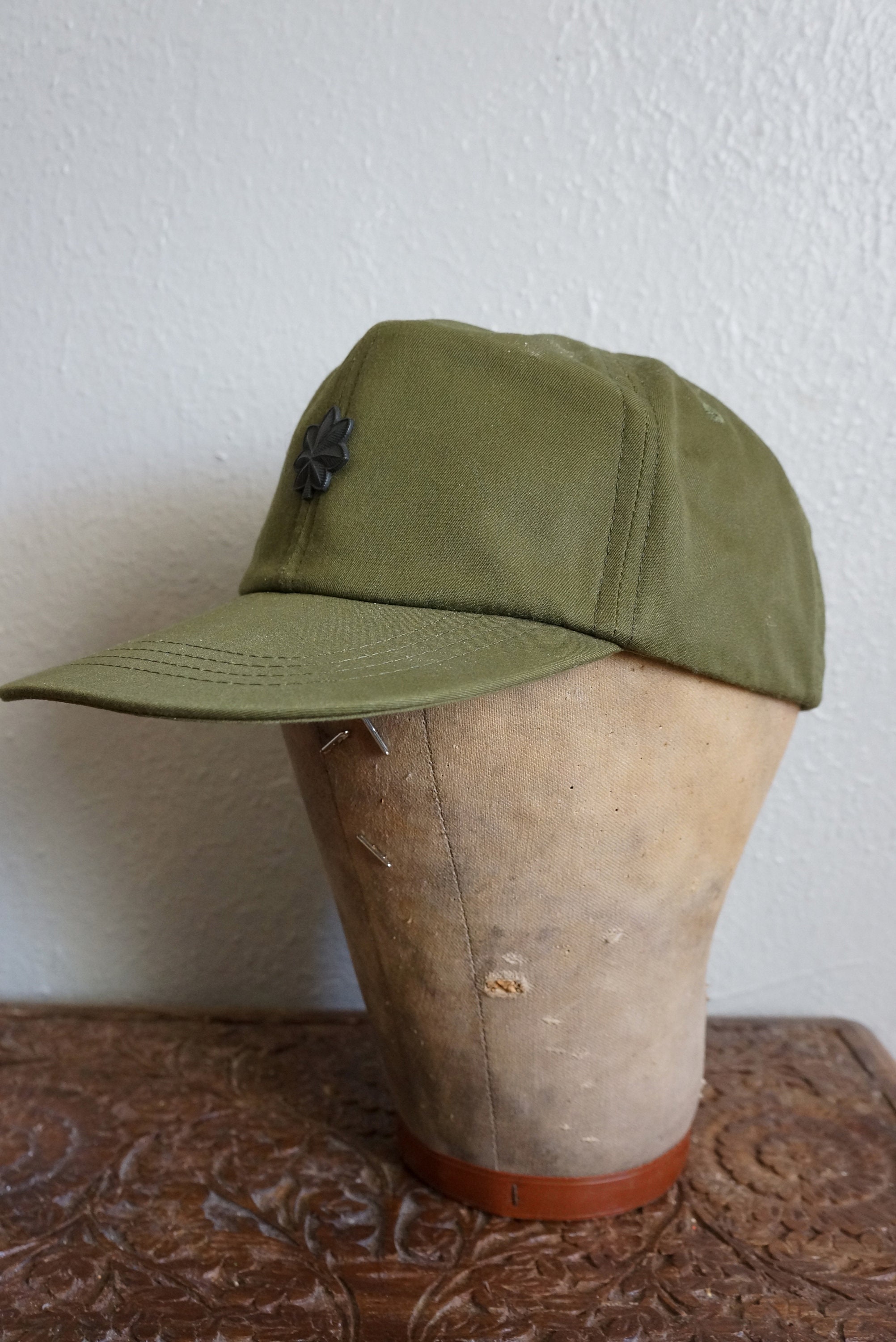 1960 US Army Military Field Cap Lieutenant Colonel Insignia Vintage 60s ...