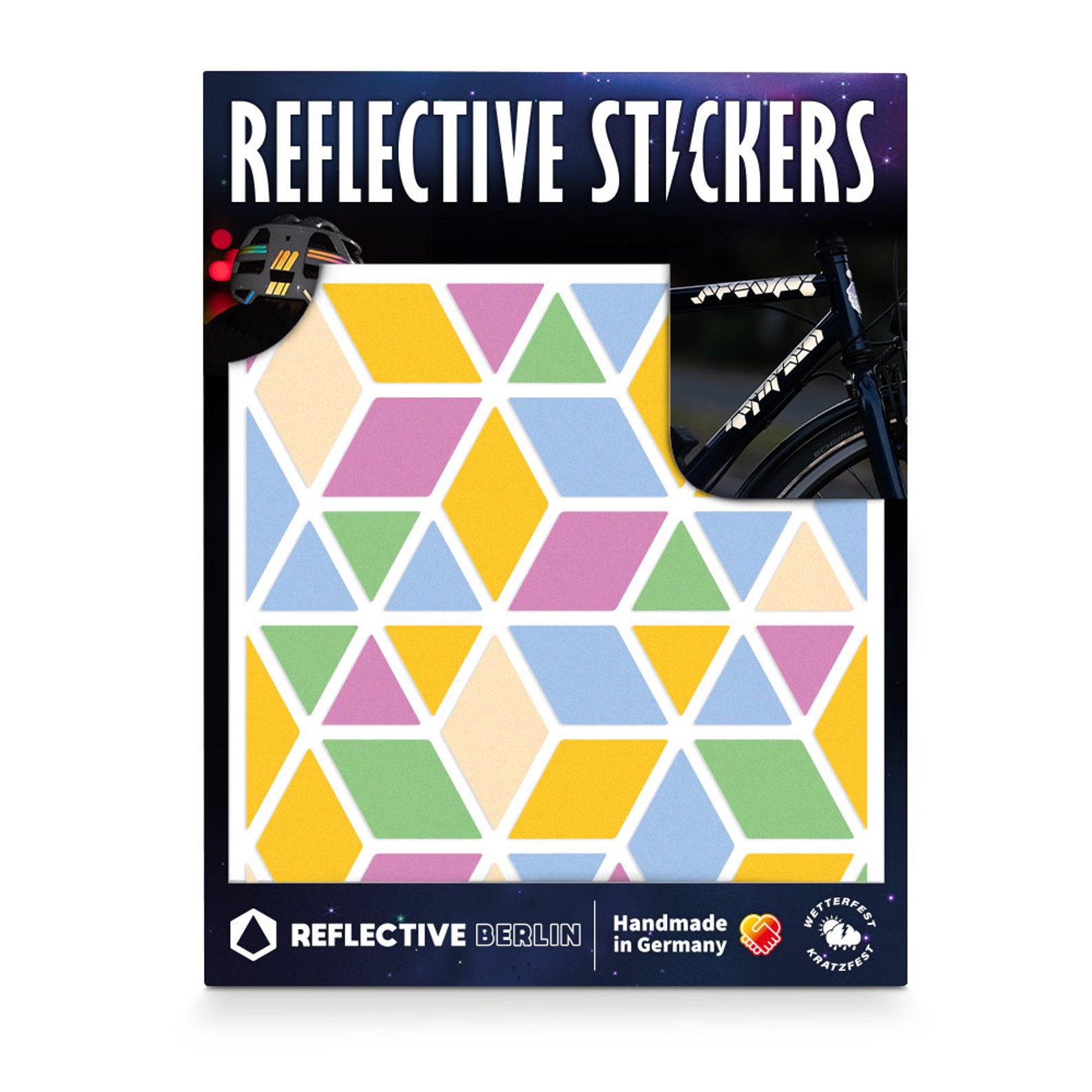 Reflective Stickers - Diamonds - Etsy
