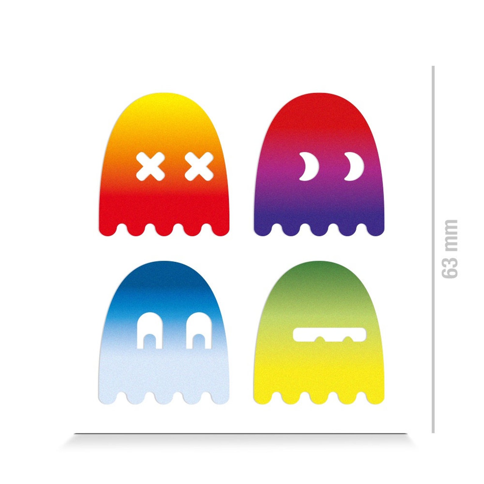 Reflective Sticker: Ghosts - Etsy