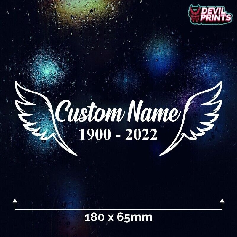 Car Angel Wing Stickers - Etsy UK