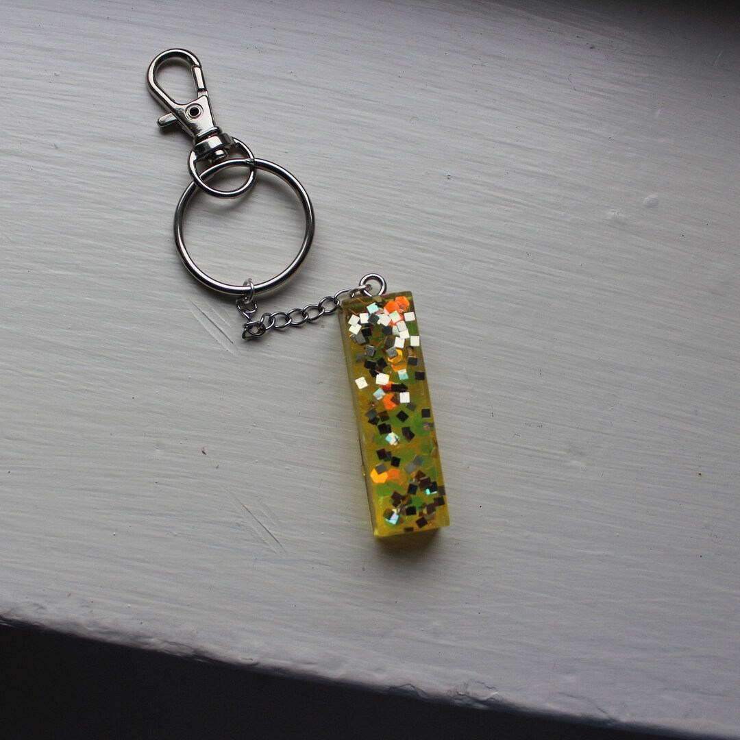 Resin Letter I Key Chain - Etsy