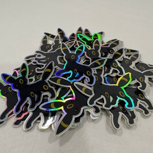 Umbreon Holographic Sticker - Etsy