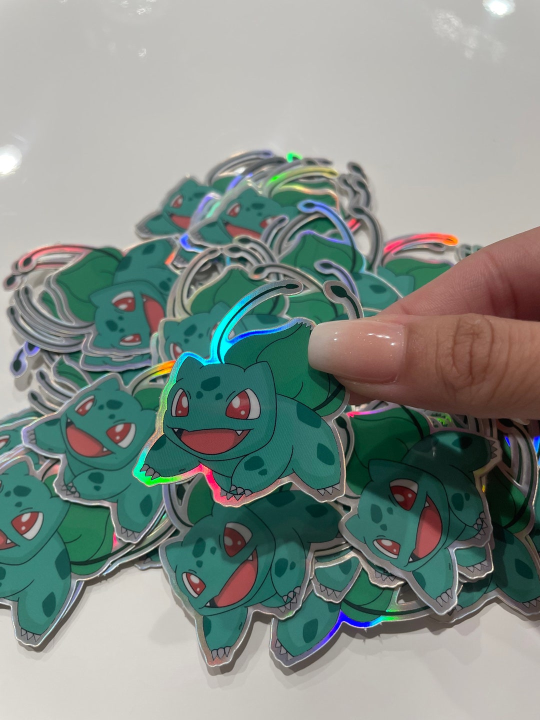 Bulbasaur Holographic Sticker - Etsy
