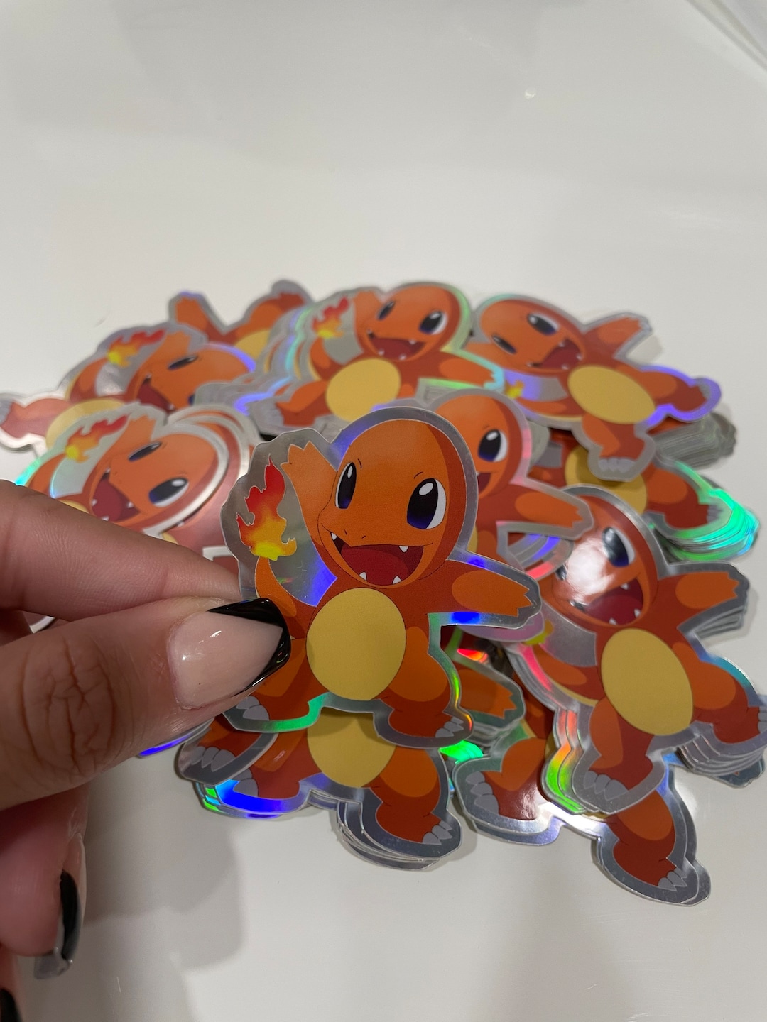 Charmander Holographic Sticker - Etsy