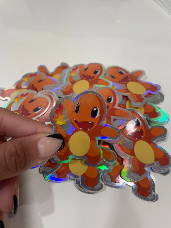 Charmander Holographic Sticker - Etsy