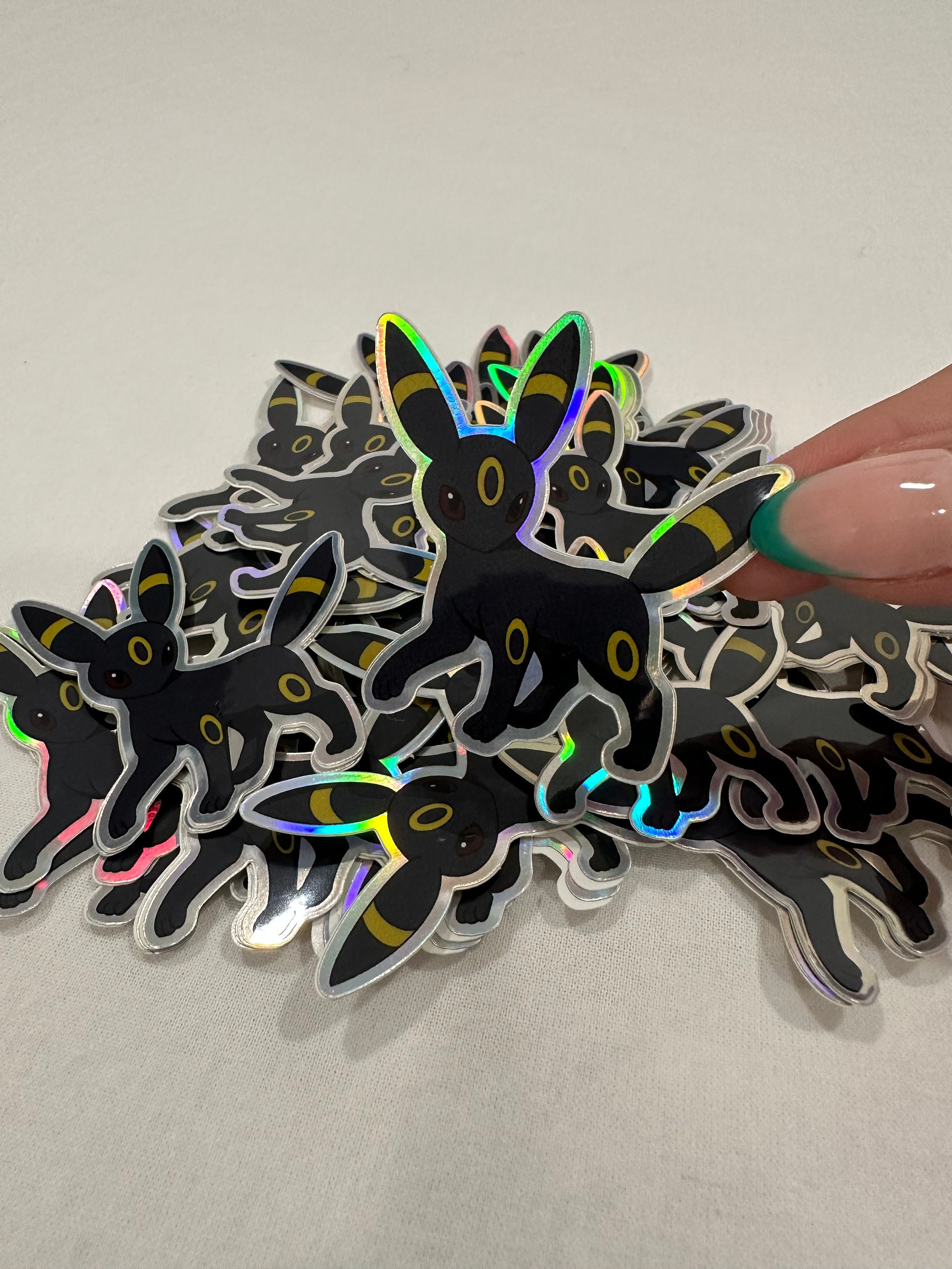 Umbreon Holographic Sticker - Etsy