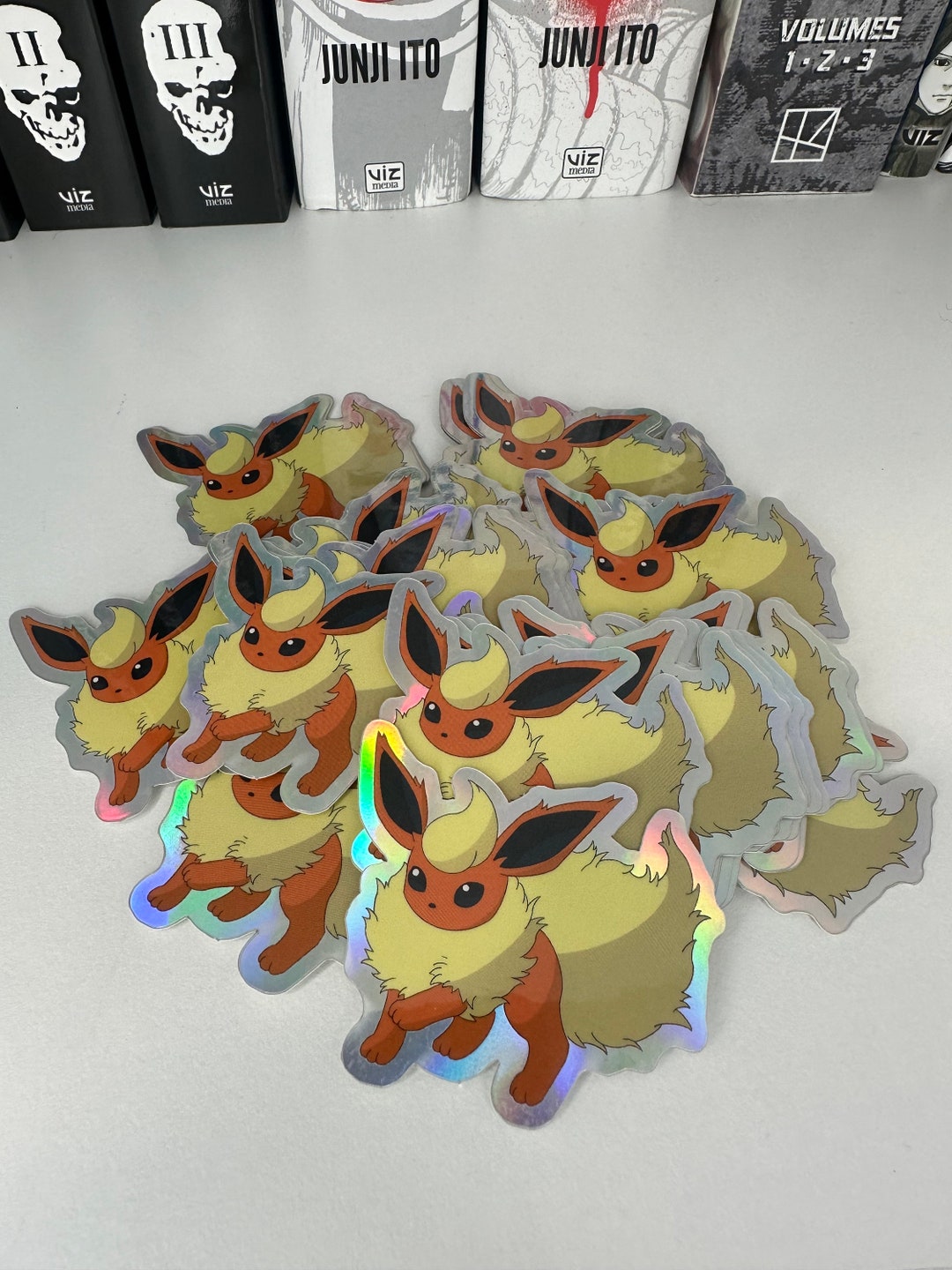 Flareon Holographic Sticker - Etsy