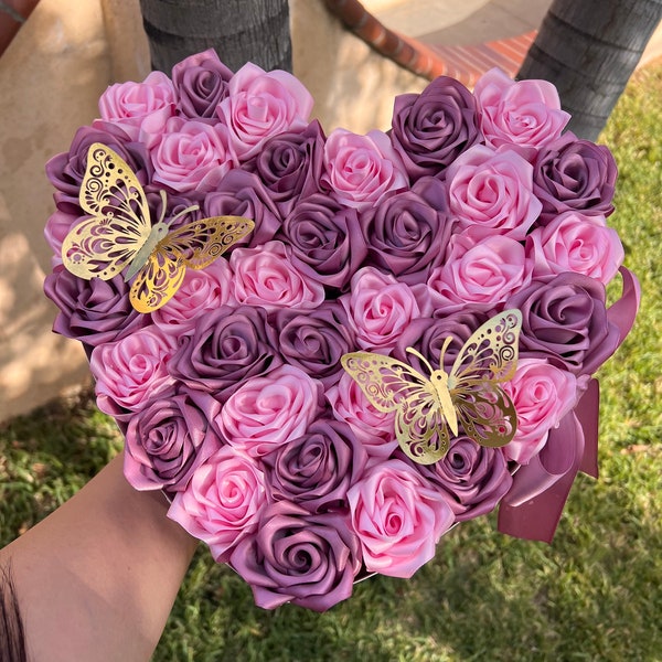 Ribbon Rose Bouquet - Etsy