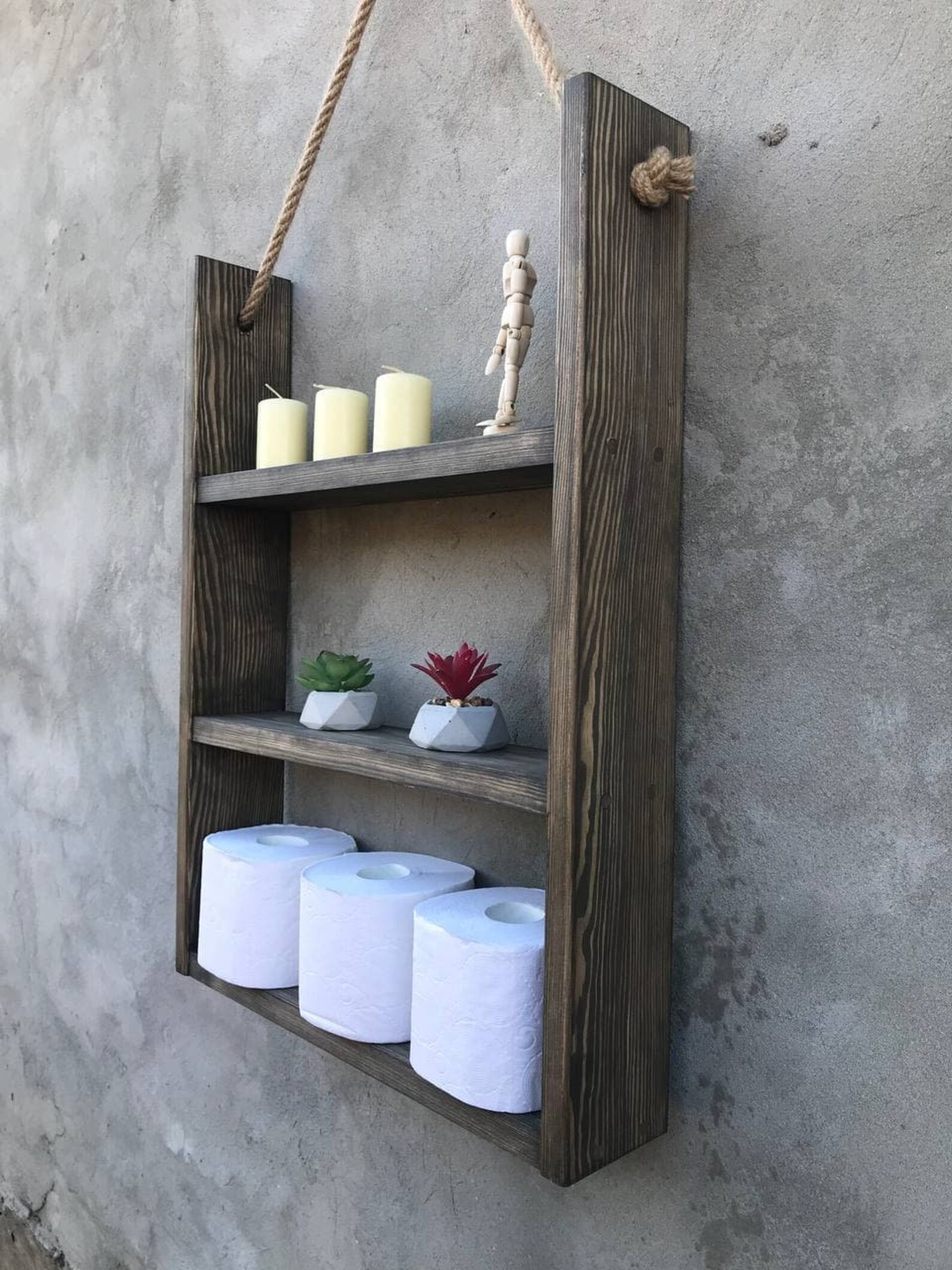 Dark Shelving Rustic Aged Boards Bathroom Shelf Wood Shelf - Etsy