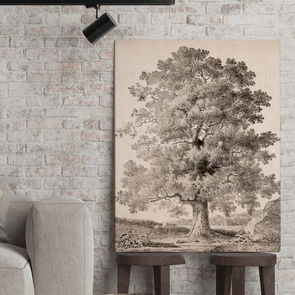 Oak Tree Art - Etsy