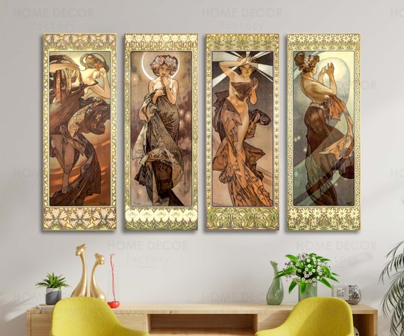 Alphonse Mucha Moon And Stars Series