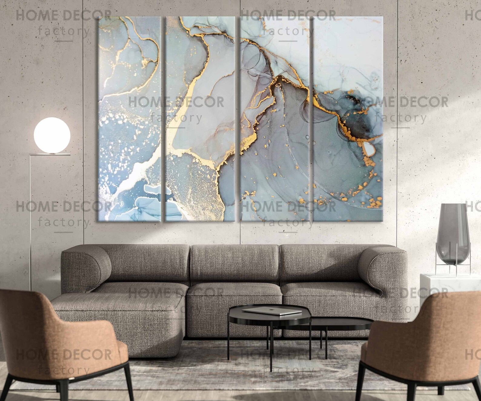 Fluid canvas art Marble Canvas Print Marble Wall Flip Cup | Etsy
