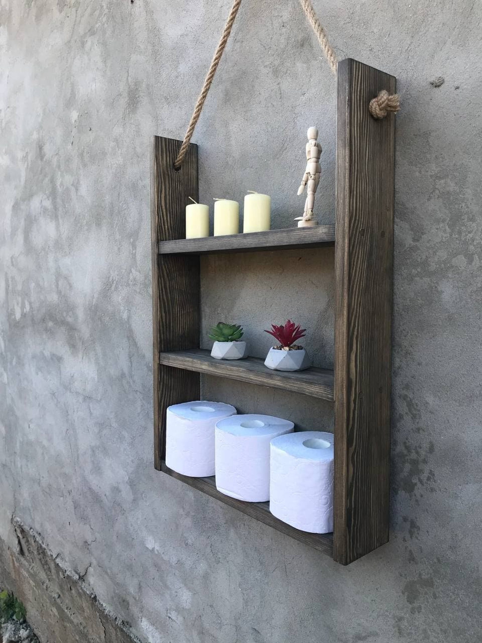 Dark Shelving Rustic Aged Boards Bathroom Shelf Wood Shelf - Etsy