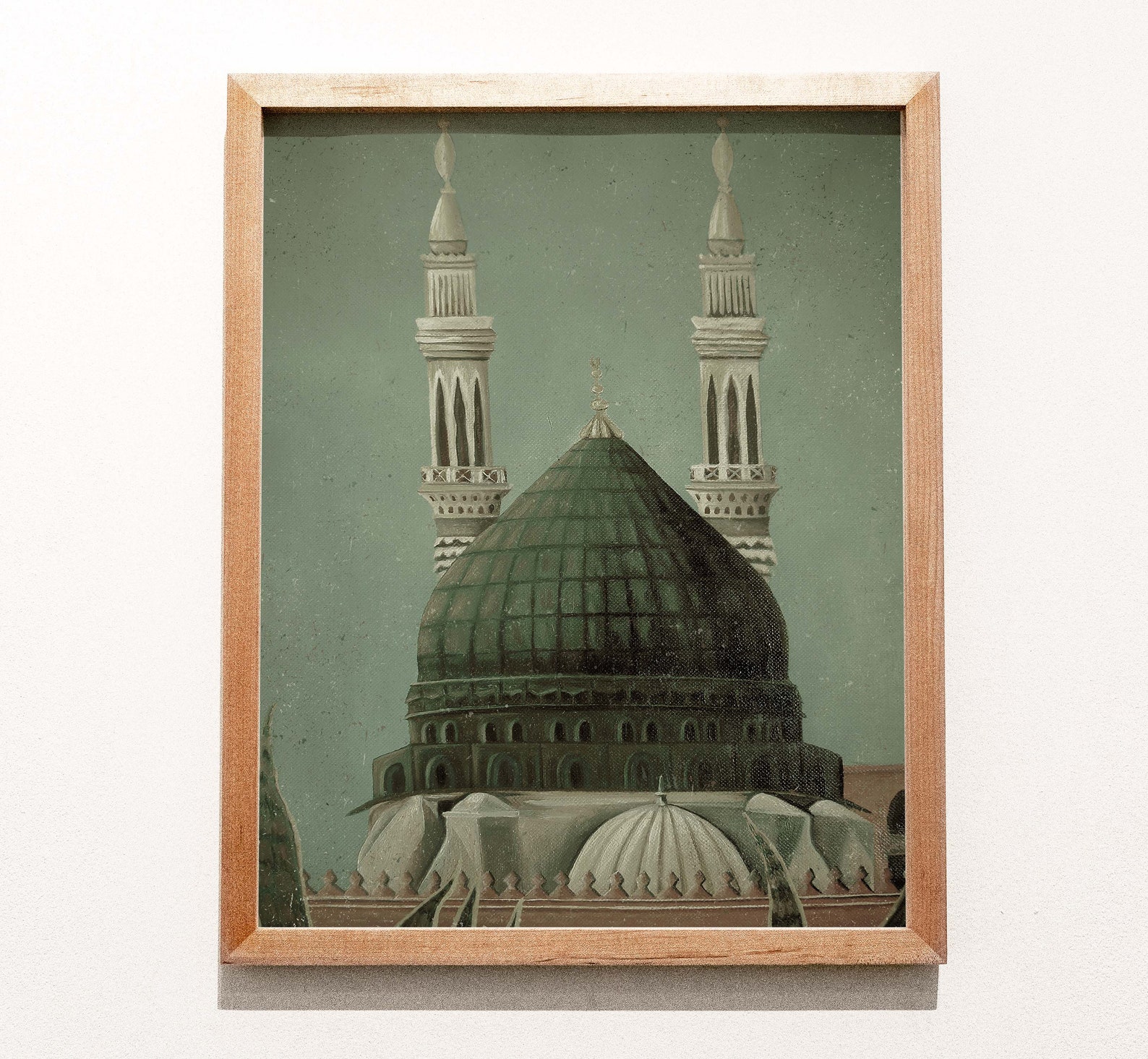 Islamic Wall Art Printable Al Masjid an Nabawi / Mosque Artwork ...