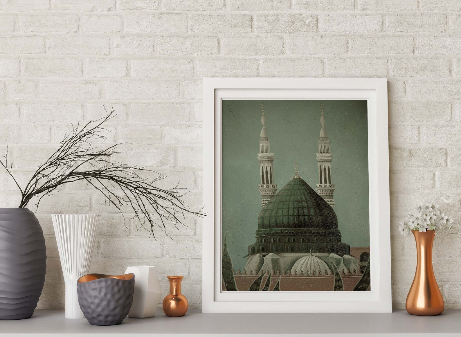 Islamic Wall Art Printable Al Masjid an Nabawi / Mosque Artwork ...