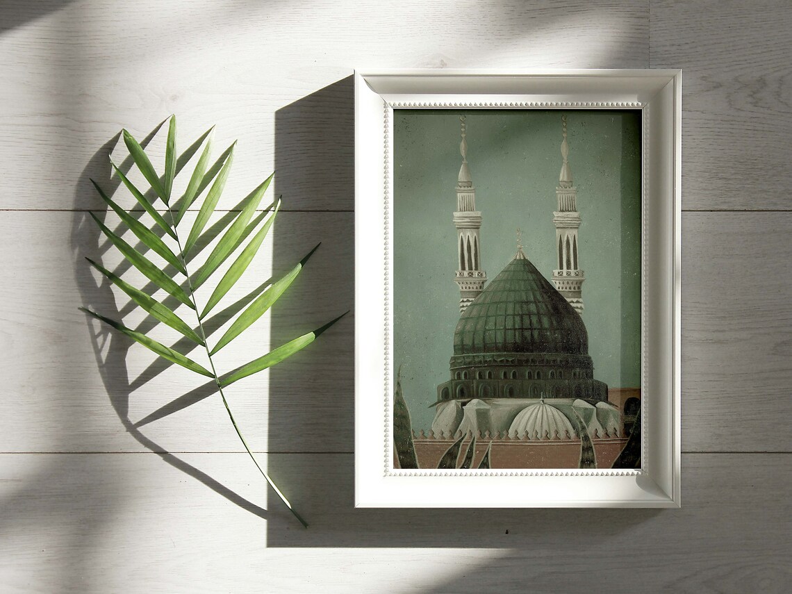 Islamic Wall Art Printable Al Masjid an Nabawi / Mosque Artwork ...