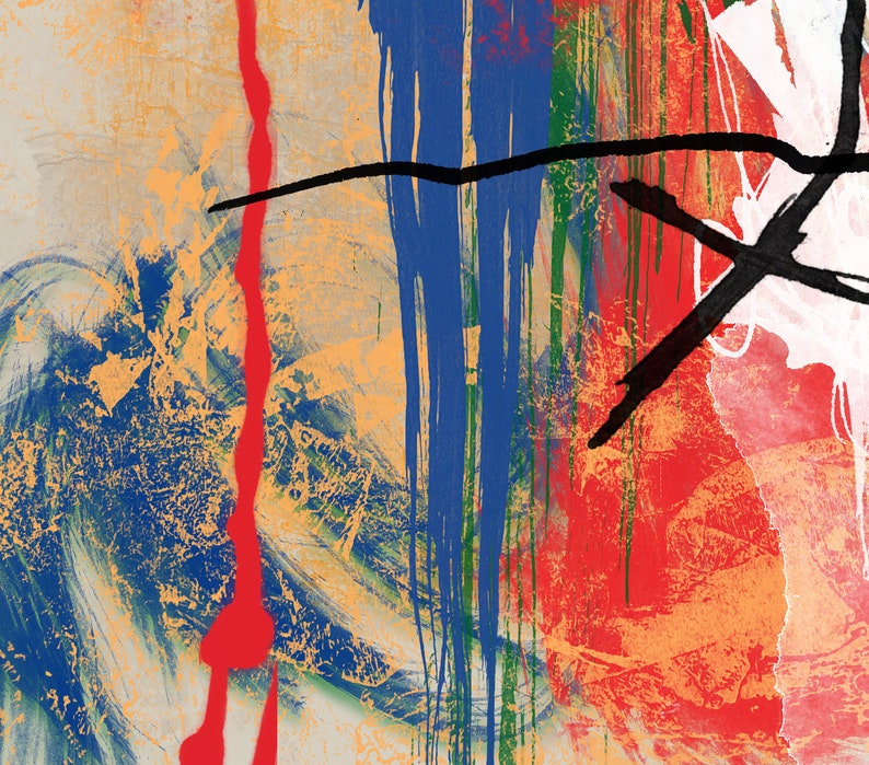 Samsung Frame TV Art Abstract Colorful, Tv Art Modern Painting, DIGITAL ...