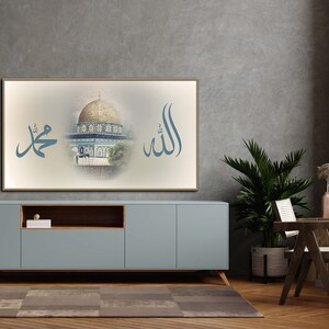 Samsung Frame TV Art Masjid Al-aqsa, Islamic Art, Allah Muhammed Tv Art ...