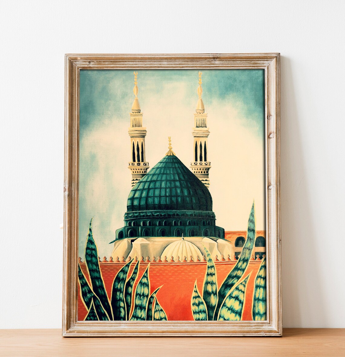 Islamic Wall Art Printable Al Masjid an Nabawi / Mosque - Etsy