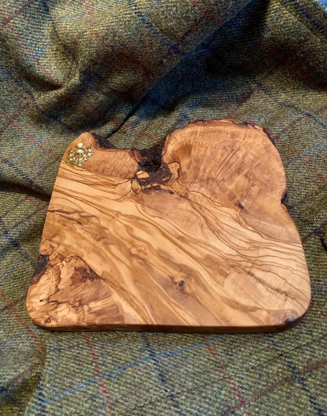 Thistle Design Olive Wood Serving Board Cheese Board - Etsy