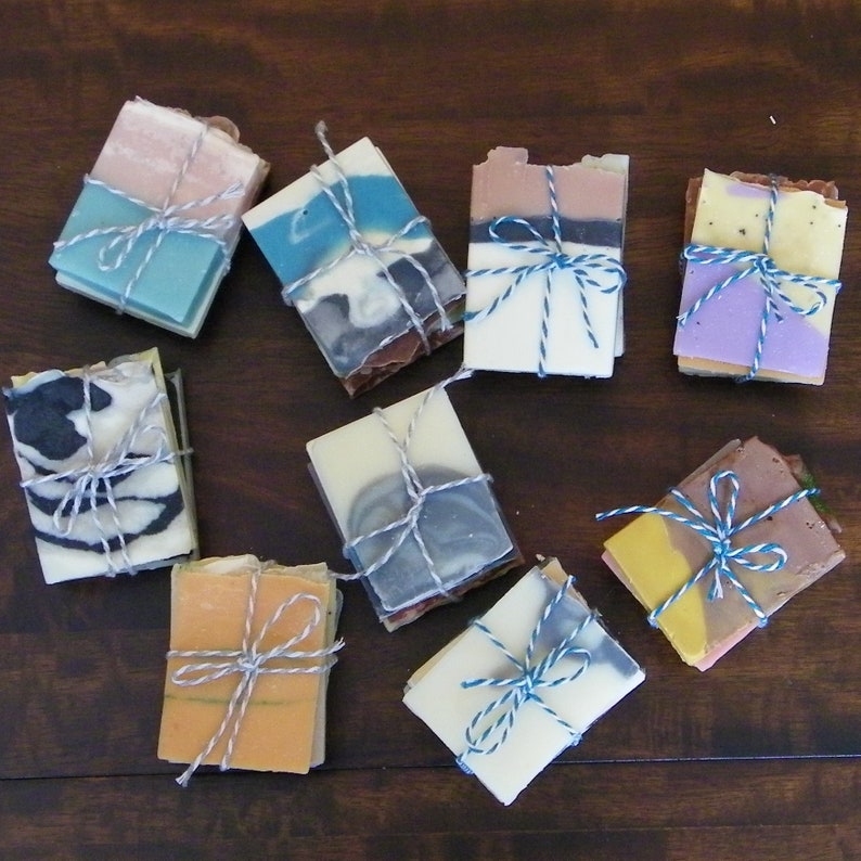 Soap Sample Pack Handmade Soap Variety Stack Mini Soap - Etsy