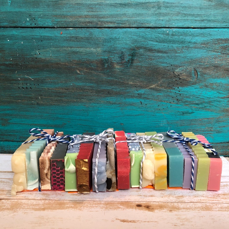 Soap Sample Pack Handmade Soap Variety Stack Mini Soap - Etsy