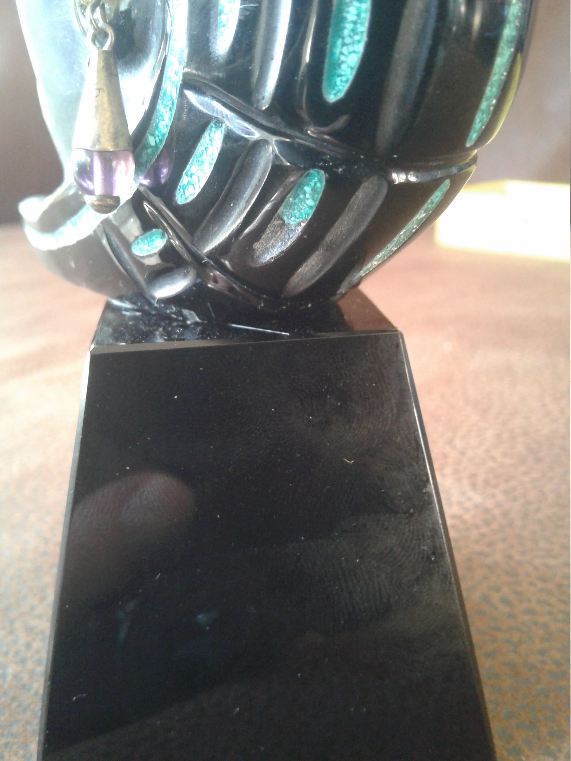 Obsidian Mayan Head Sculpture - Etsy