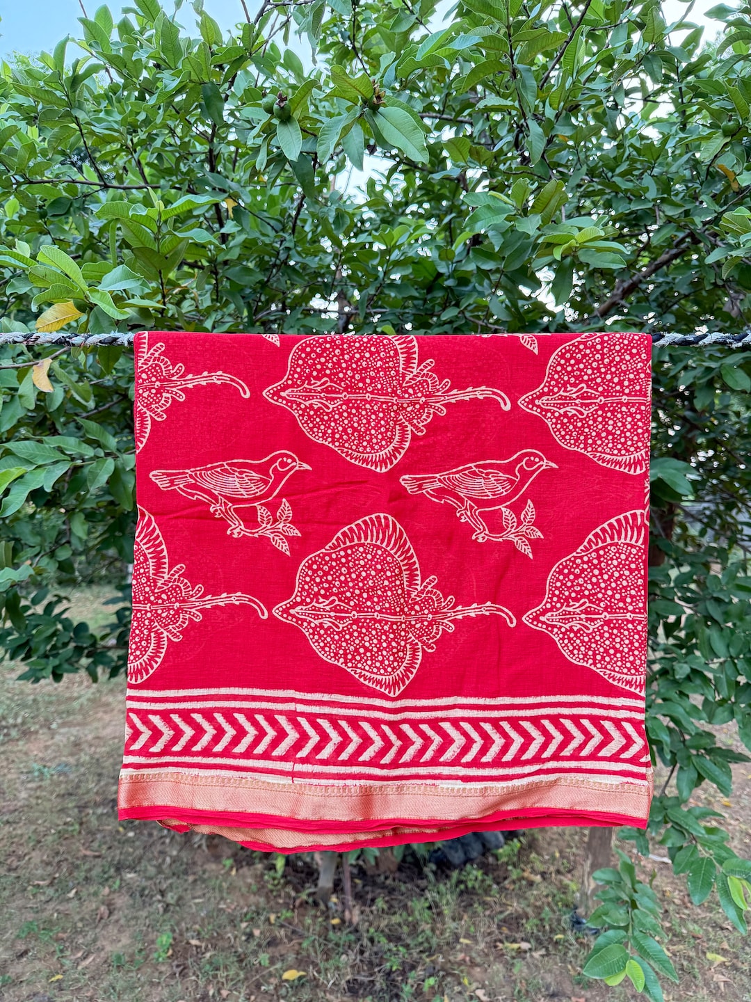 Stingray and Sparrow Blocks Hand Block Print Sarong,beautiful Scarf ...