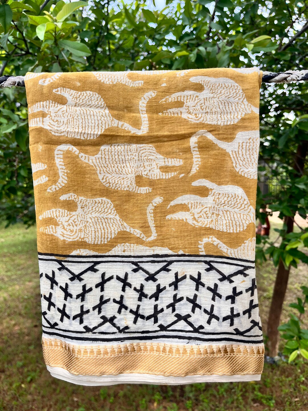 Hand Block Printed Beach Sarong for Women Beach Scarves in Cotton Beach ...