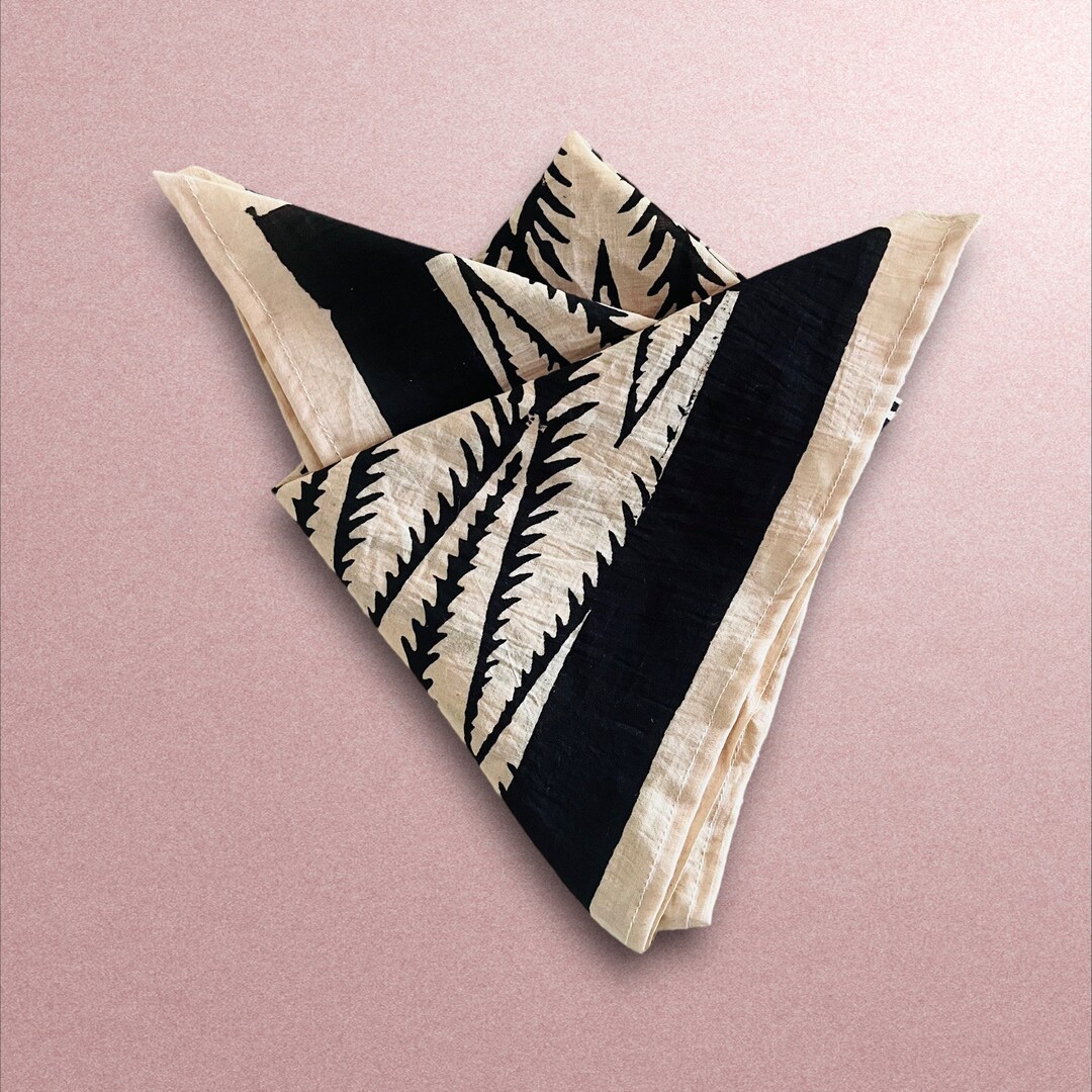 Set of 2 Organic Indian Cotton Bandana Scarf,foulard,neckerchief ...