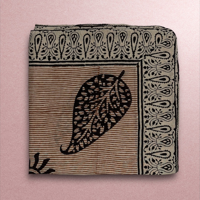 Hand Block Print Organic Indian Cotton Bandana,foulard,neckerchief ...