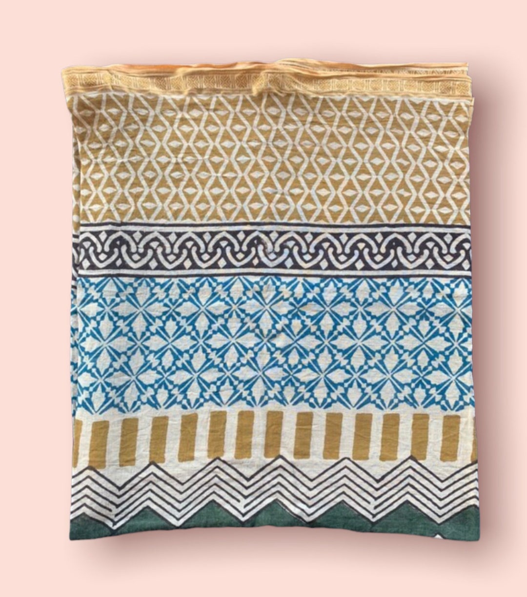 Hand Block Printed Beach Sarong for Women Beach Scarves in Cotton Beach ...