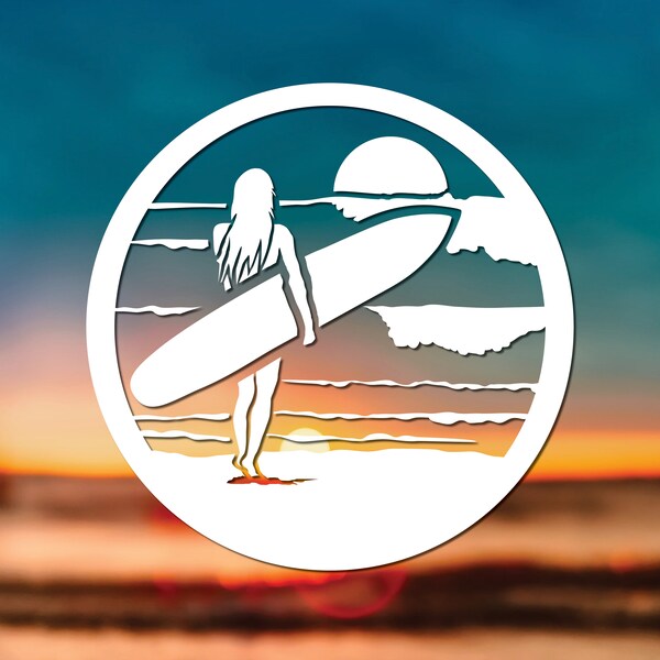 Surf Car Stickers - Etsy