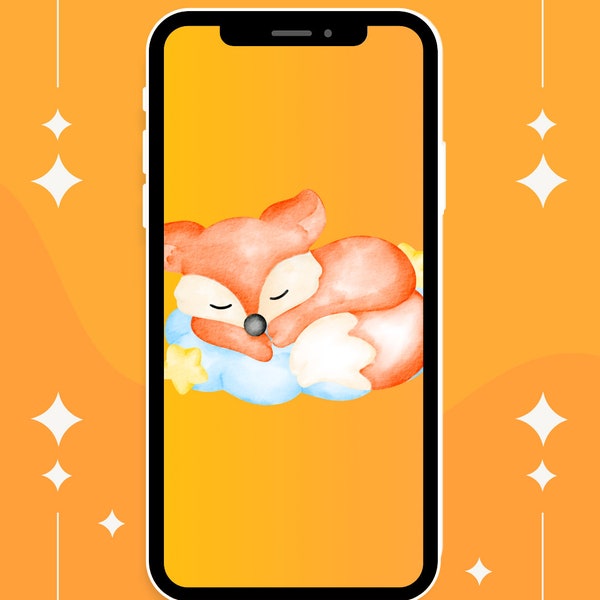 Fox Phone Wallpaper - Etsy