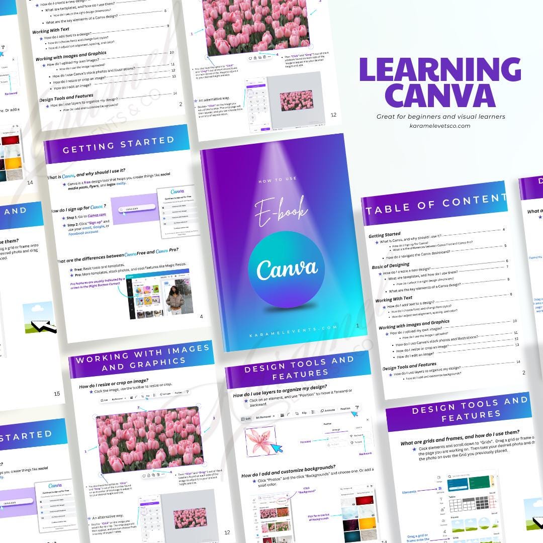 Canva Made Simple: A Beginner's Guide to Stunning Designs - Etsy